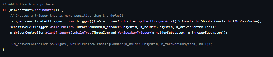 Lesson 4 - Robot Container Basics - WPILib Learning