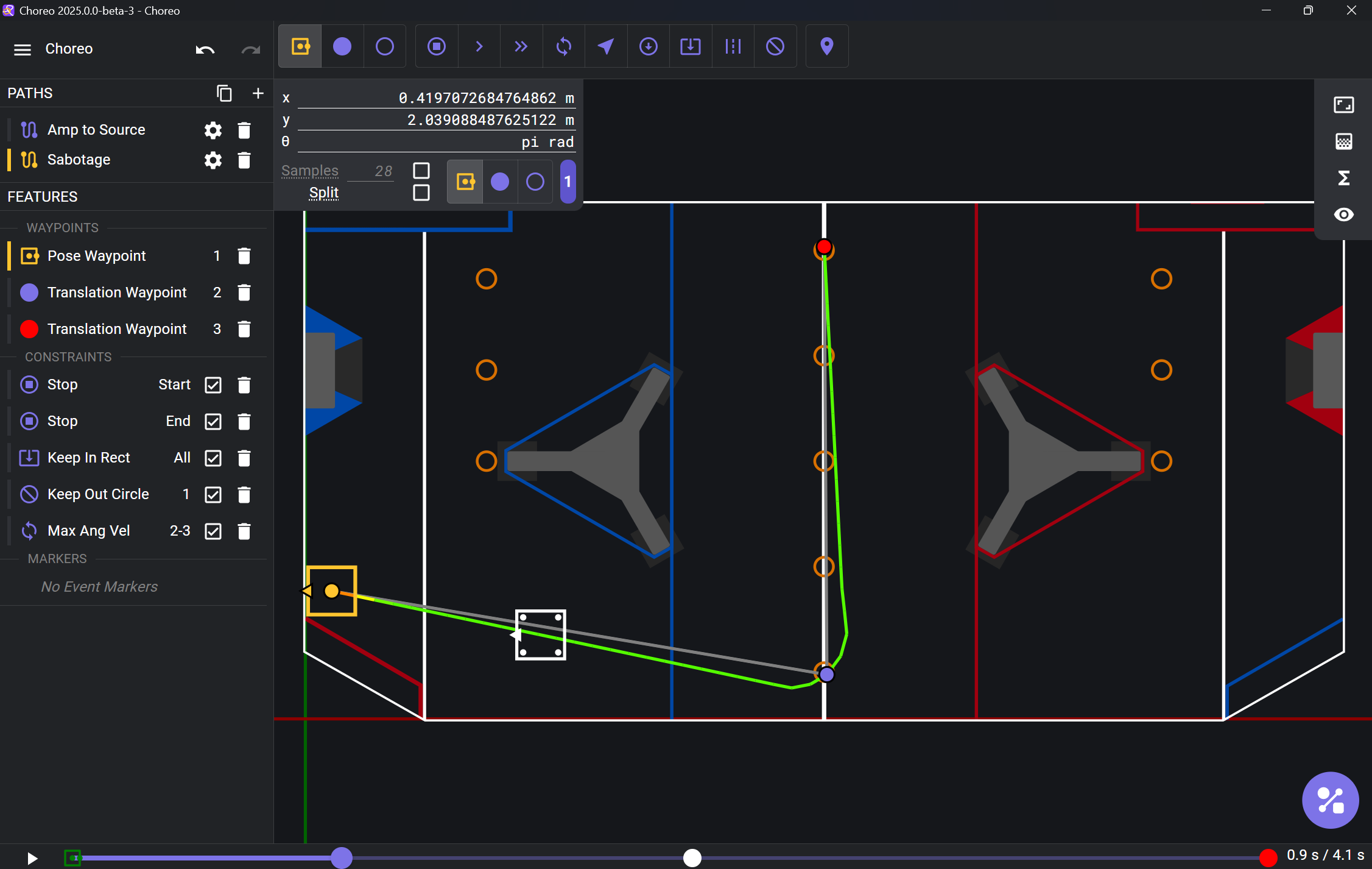 Lesson 7 - Automonous w/ Choreo - WPILib Learning
